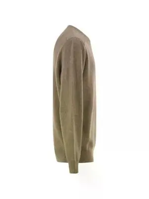 Brunello Cucinelli Ribbed-knit Cotton-insert Sweater