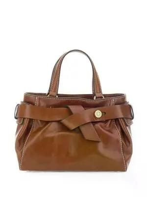 GIANNI CHIARINI Small Miranda Knotted Leather Tote Bag