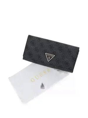 Guess Logo-print Plaque Wallet