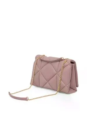 Moschino Logo-plaque Quilted Crossbody Bag