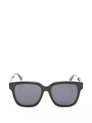 Gucci Logo-arm Square-frame Sunglasses