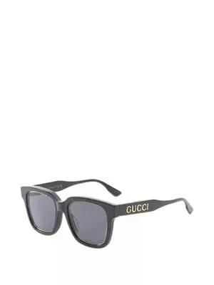 Gucci Logo-arm Square-frame Sunglasses