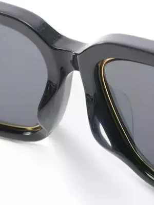 Gucci Logo-arm Square-frame Sunglasses
