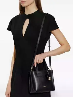 Furla Mini Divide Logo-lettering Leather Tote Bag