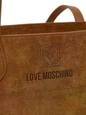 Moschino Logo-debossed Tote Bag