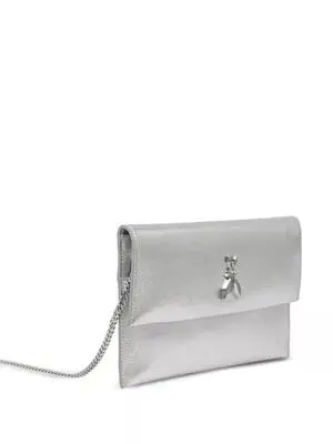 Patrizia Pepe Fly Clutch Bag - Silver