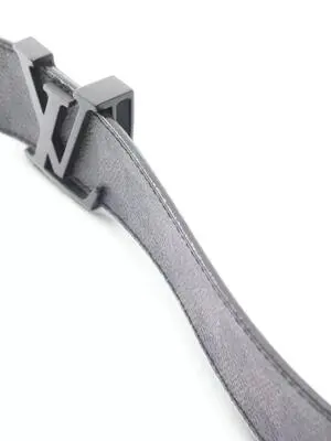 LOUIS VUITTON 2017 Damier Graphite Initial Belt - Grey