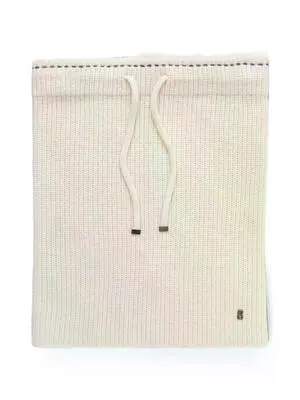 Bogner Ribbed-knit Drawstring Snood