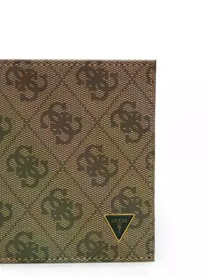 Guess Milano Monogram-print Logo-plaque Wallet
