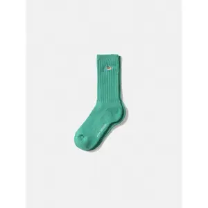EDMMOND STUDIOS Duck Logo Ribbed Crew Socks - Plain Mint