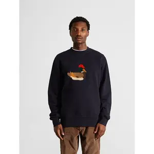 EDMMOND STUDIOS Edmmond Studios Duck Hunt Sweatshirt Plain Navy