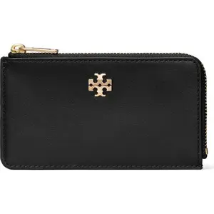 Tory Burch Charlie Zip Leather Card Case