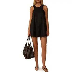 MONTCE Hannah Cover-up Minidress - Black