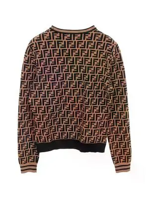 Fendi 2010s Zucca Pattern Sweatshirt