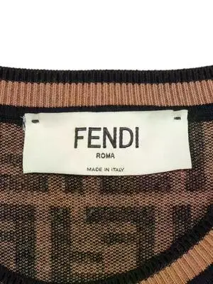 Fendi 2010s Zucca Pattern Sweatshirt