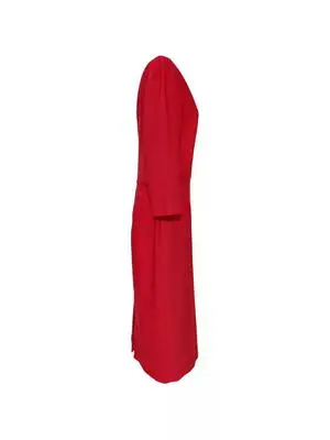 Roland Mouret Asymmetric One-shoulder Dress - Red