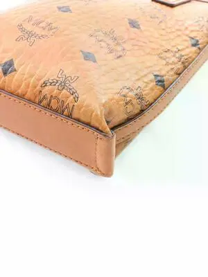 Mcm Monogram Leather Tote Bag