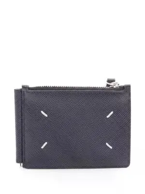 MAISON MARGIELA Logo-detail Leather Wallet - Black