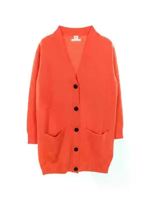 Hermès 2010 Cashmere Cardigan - Orange
