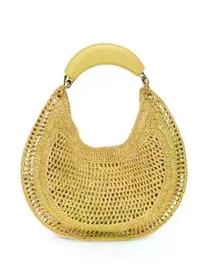 Chloé Summer Banana Logo-embroidered Shoulder Bag