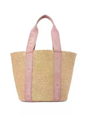 Chloé Woody Basket Bag - Neutrals