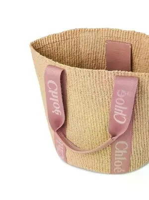 Chloé Woody Basket Bag - Neutrals