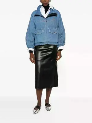 Loewe Anagram-embroidered Denim Jacket - Blue