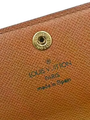 LOUIS VUITTON 1996 Monogram Porte Monnaie Credit Wallet