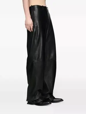 MAISON MARGIELA Paneled Leather Trousers