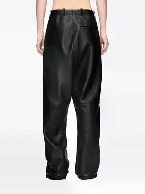 MAISON MARGIELA Paneled Leather Trousers