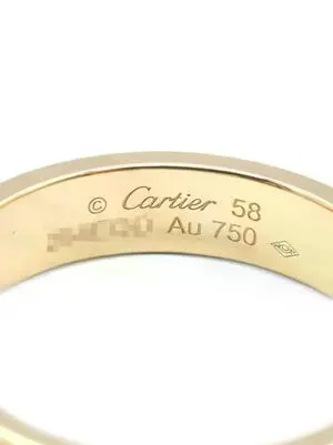 Cartier 18k Yellow Diamond Pavé Ring - Gold