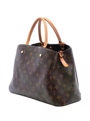LOUIS VUITTON 2021 Monogram Montaigne Mm Satchel - Brown