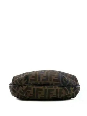 Fendi 2000-2010 Zucca Canvas Chef Chain Hobo Bag