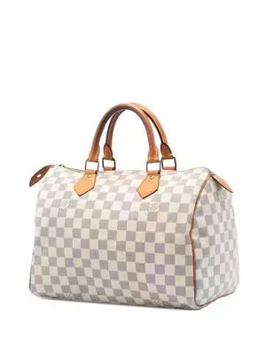 LOUIS VUITTON 2011 Damier Azur Speedy 30 Boston Bag