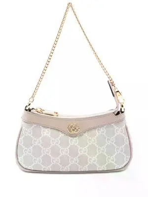 Gucci 2000-2015 Small Gg Supreme Ophidia Shoulder Bag - Neutrals