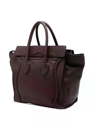 Celine 2011 Mini Leather Luggage Tote Bag