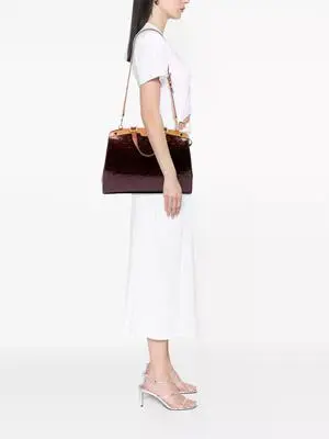 LOUIS VUITTON 2012 Monogram Vernis Brea Gm Satchel - Red