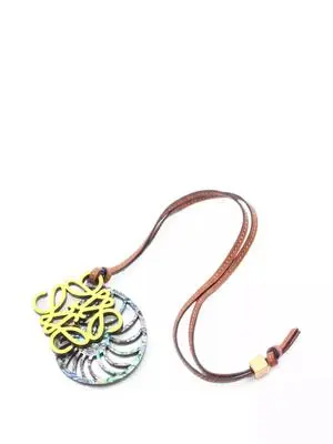 Loewe Anagram Detail Bag Charm - Brown