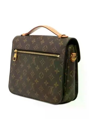 LOUIS VUITTON 2020 Monogram Pochette Metis Satchel