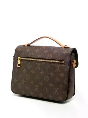 LOUIS VUITTON 2020 Monogram Pochette Metis Satchel
