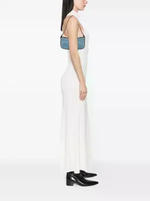 Celine 2000 C Macadam Suede Shoulder Bag