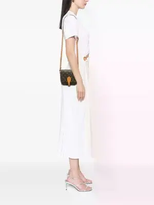LOUIS VUITTON 1986 Monogram Cartouchiere Pm Crossbody Bag