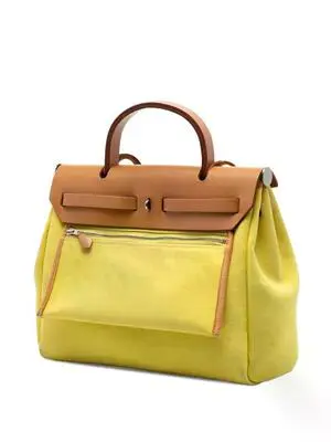Hermès 2009-2026 Toile Herbag Zip 31 Satchel