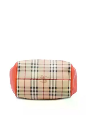 Burberry Haymarket Check Coated Canvas Canterbury Tote Bag