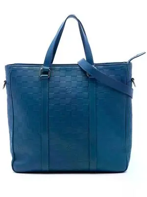 LOUIS VUITTON 2013 Damier Infini Tadao Pm Satchel - Blue