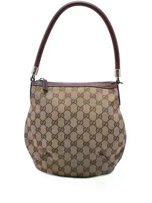 Gucci 2000-2015 Gg Canvas Hobo Bag - Neutrals
