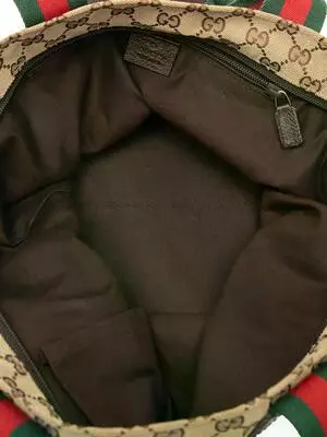 Gucci 2000-2015 Gg Canvas Web Tote Bag
