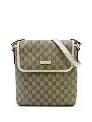 Gucci 2016-2026 Gg Supreme Crossbody Bag - Neutrals