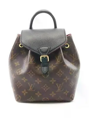 LOUIS VUITTON 2020 Monogram Montsouris Bb Backpack - Brown
