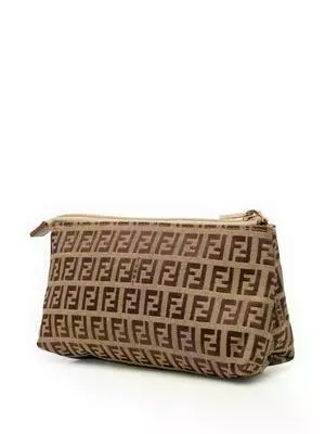 Fendi 1990-2000 Zucchino Canvas Pouch